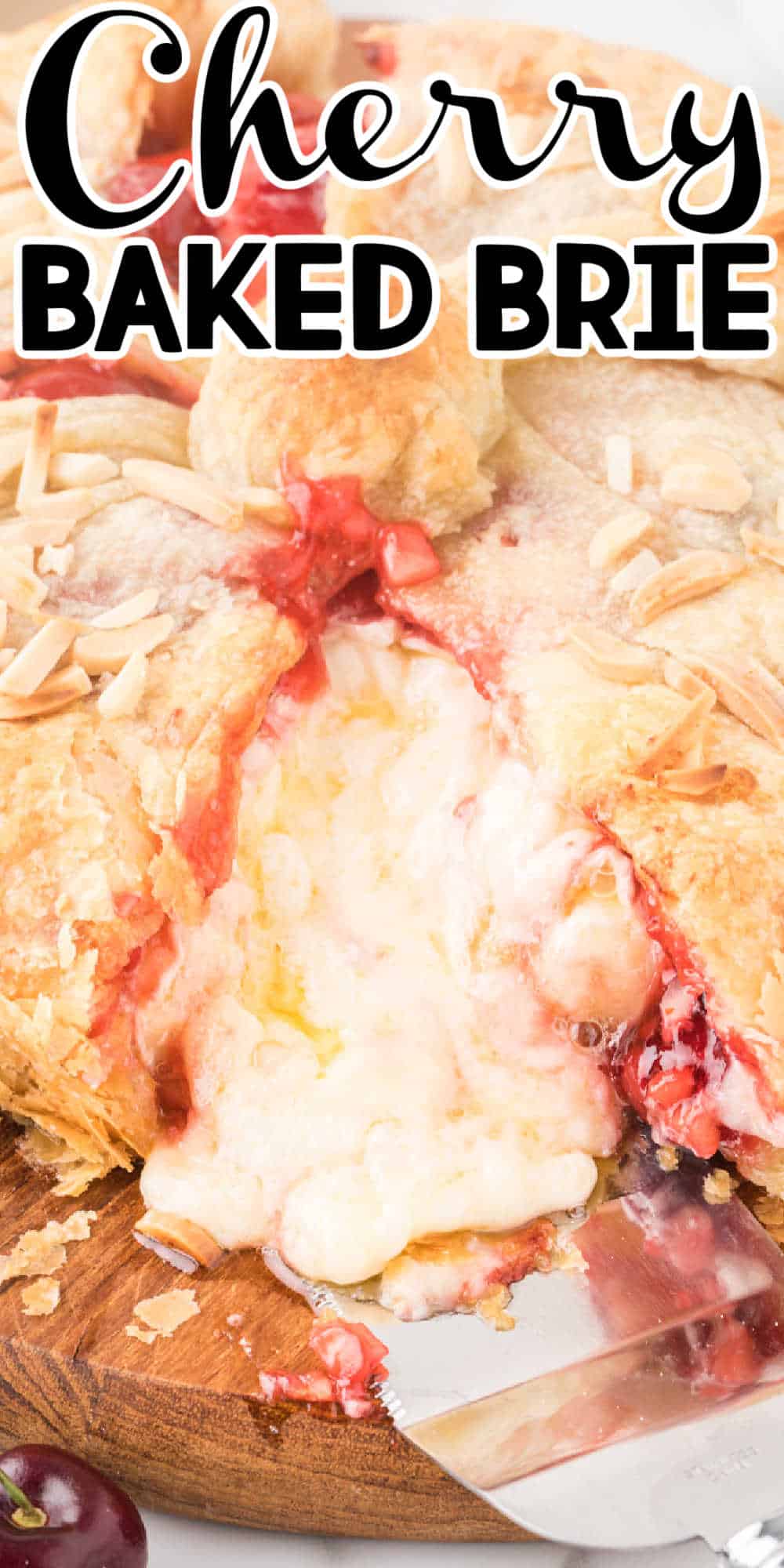 Cherry Baked Brie in Puff Pastry Recipe • MidgetMomma