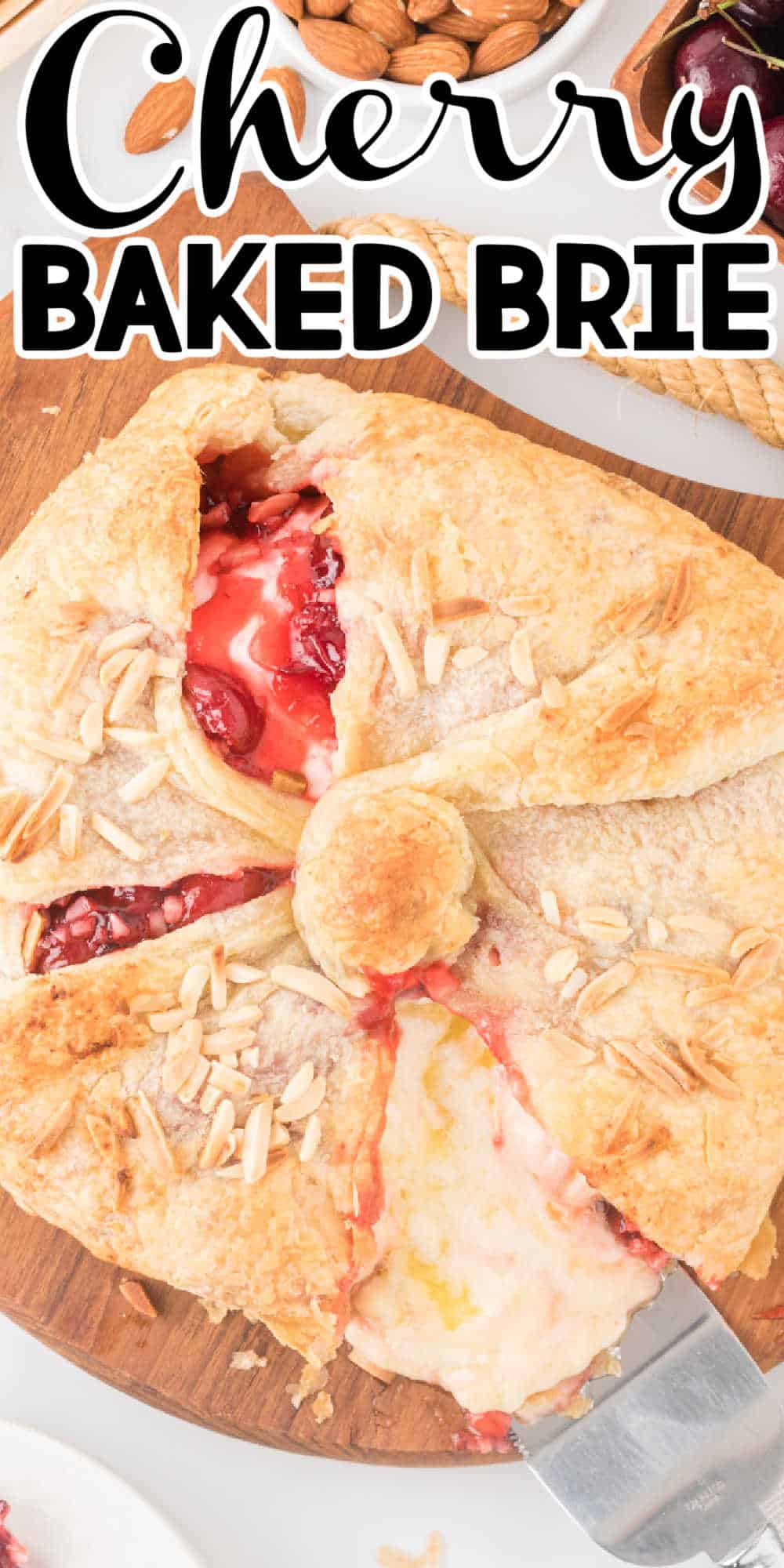 Cherry Baked Brie in Puff Pastry Recipe • MidgetMomma