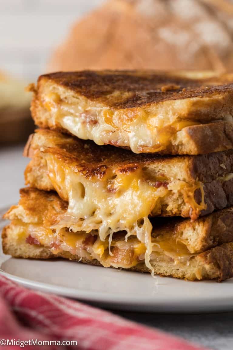 Bacon Grilled Cheese Sandwich Recipe • MidgetMomma