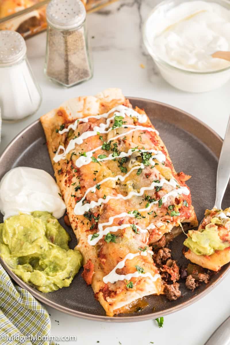 Cheesy Beef Enchiladas Recipe • MidgetMomma