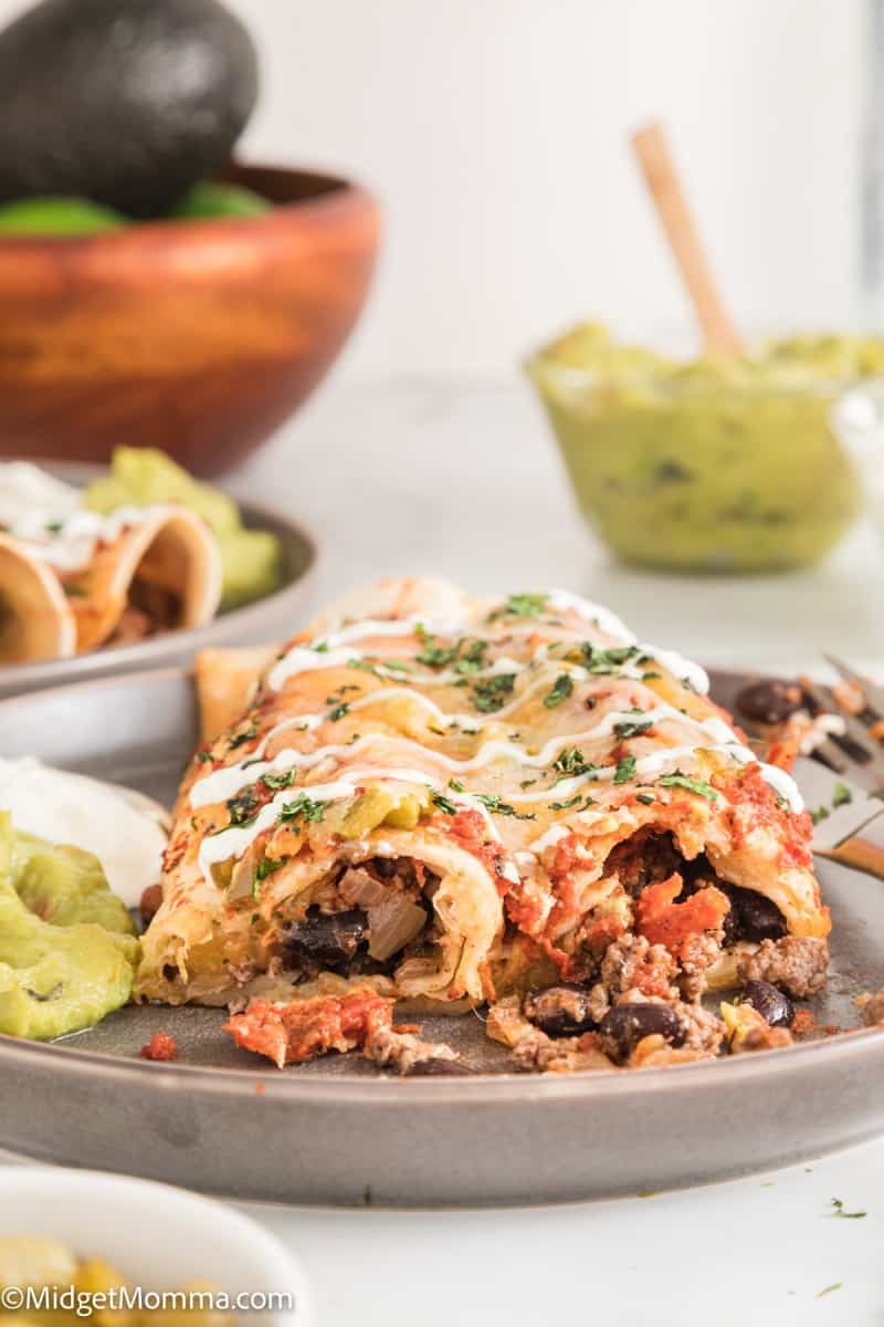 Cheesy Beef Enchiladas Recipe • MidgetMomma