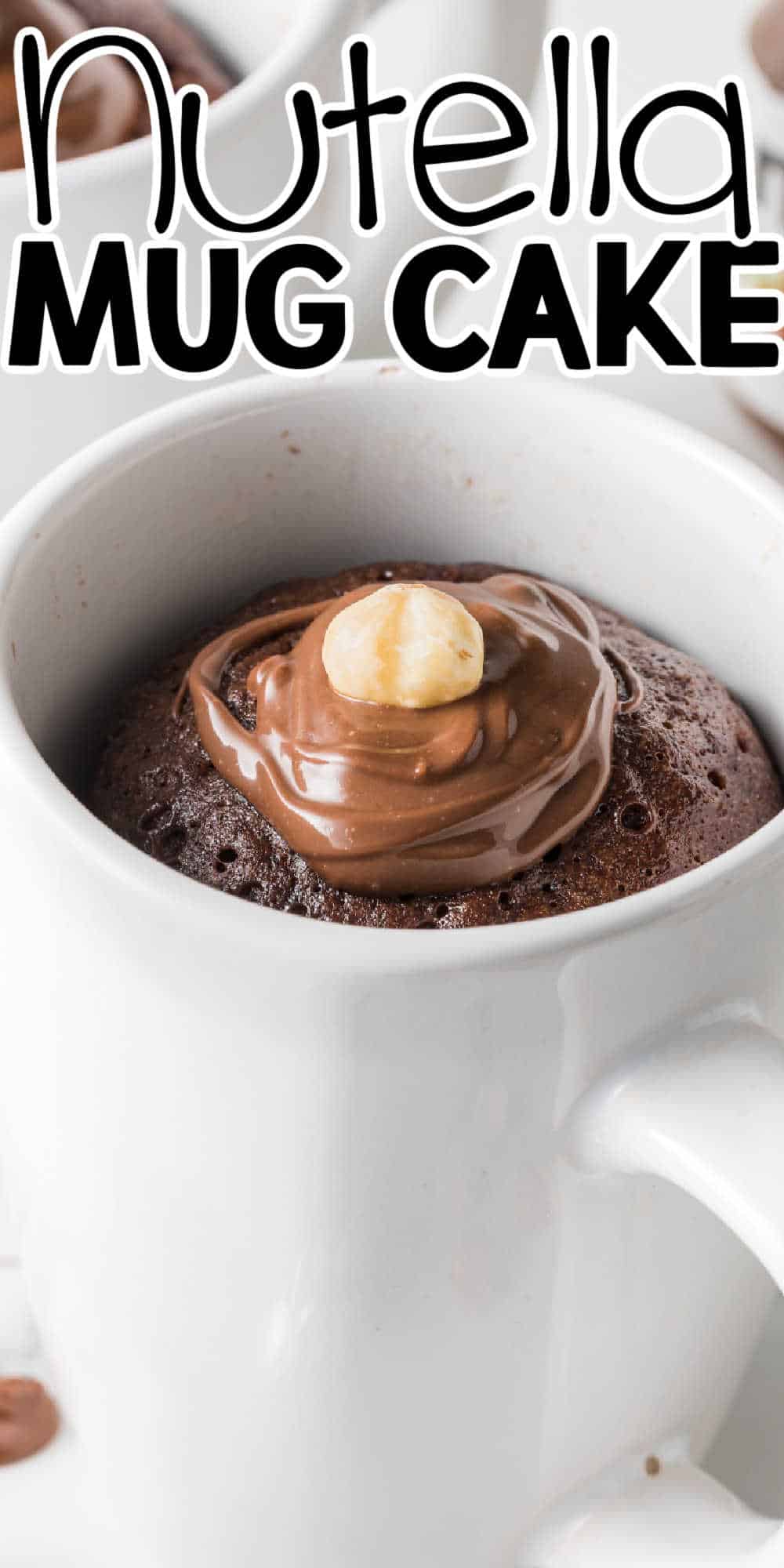 Nutella Mug Cake Recipe (Microwave Mug Cake) • MidgetMomma