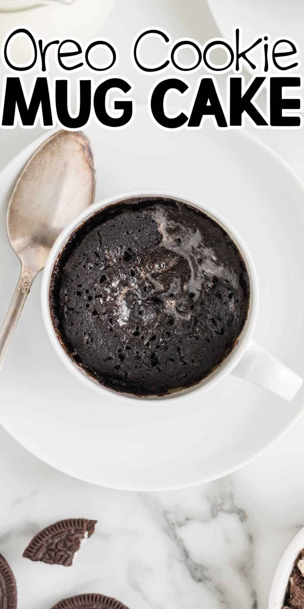 Microwave Oreo Mug Cake Recipe • MidgetMomma