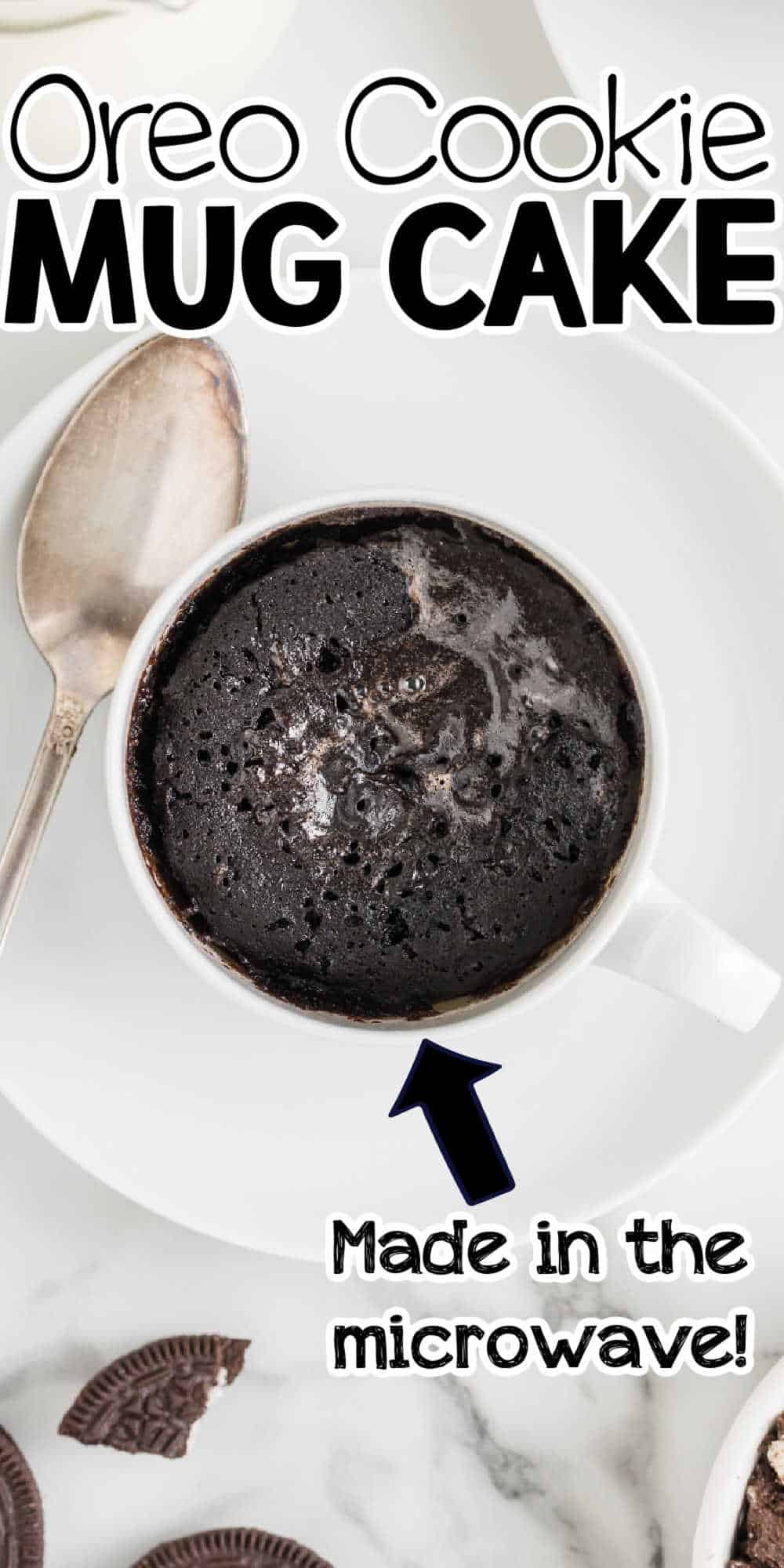 Microwave Oreo Mug Cake Recipe • MidgetMomma