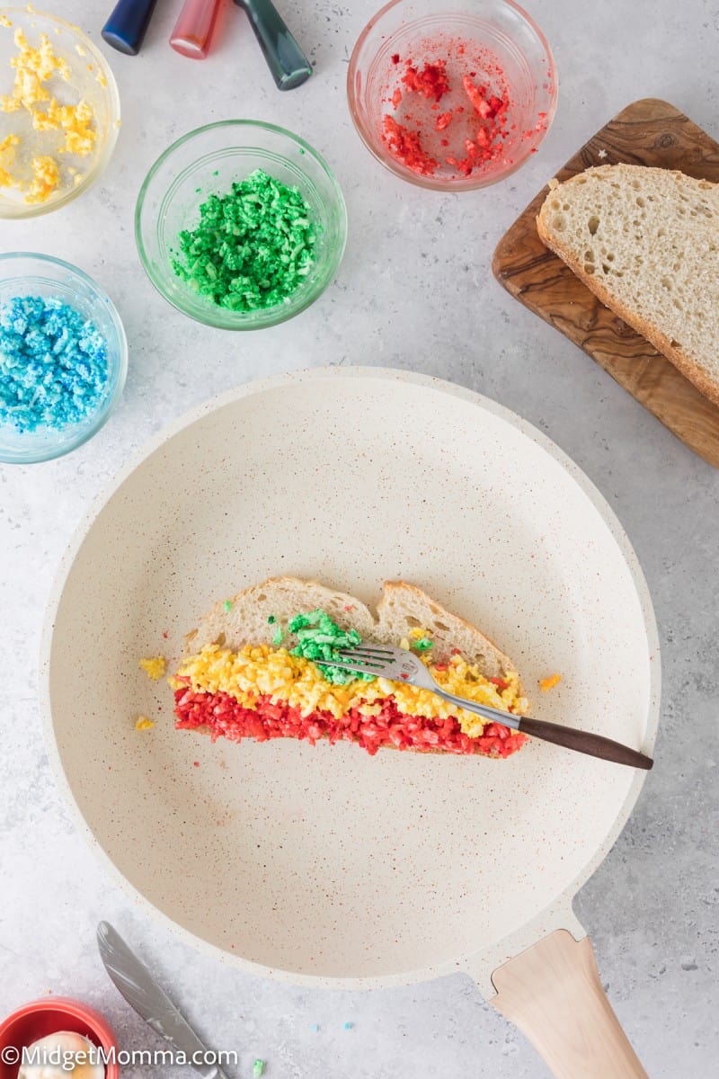 Rainbow Grilled Cheese Sandwich Recipe • MidgetMomma