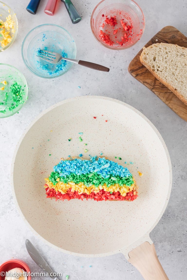 Rainbow Grilled Cheese Sandwich Recipe • MidgetMomma