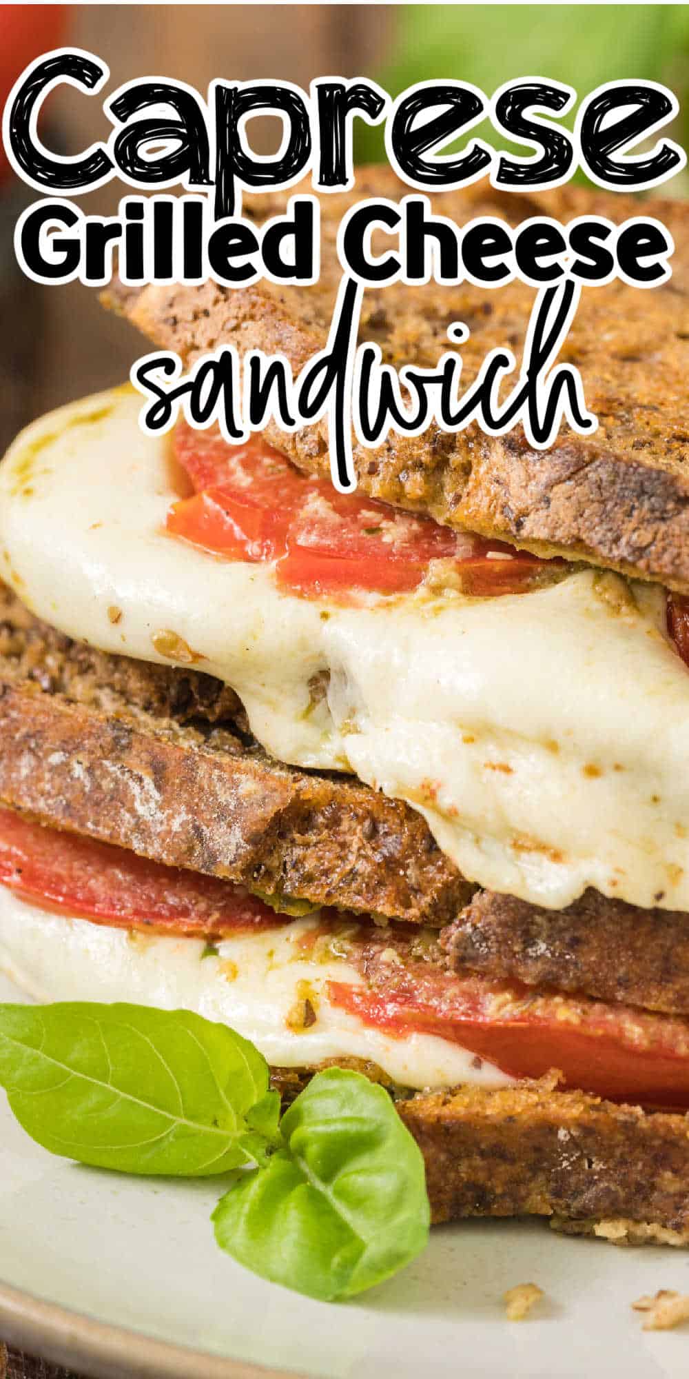 Caprese Grilled Cheese Sandwich • MidgetMomma