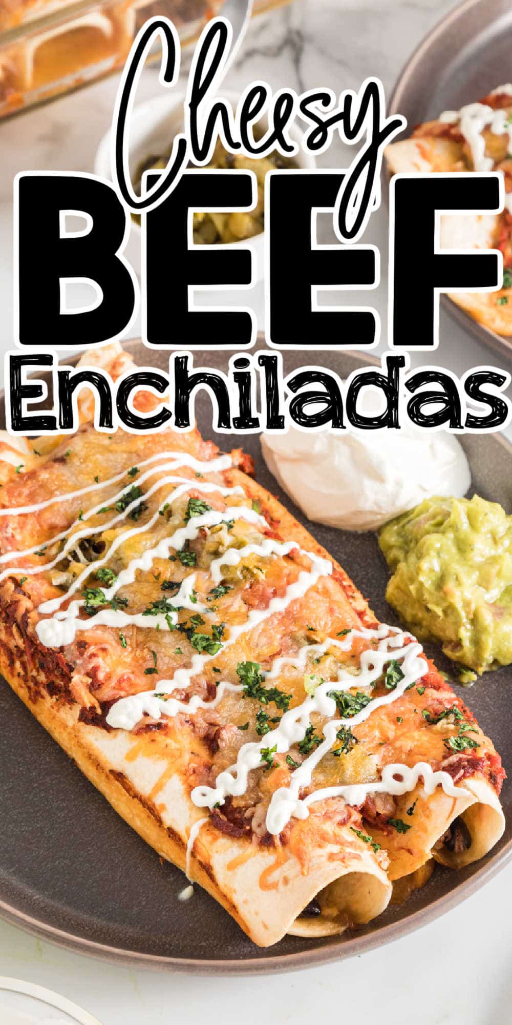 Cheesy Beef Enchiladas Recipe • MidgetMomma