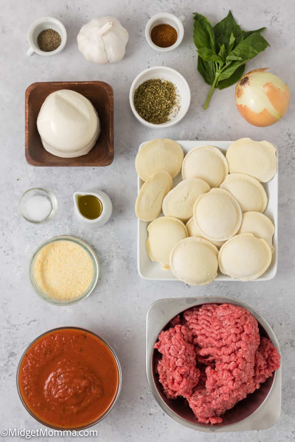 Easy Baked Ravioli Casserole Recipe • MidgetMomma