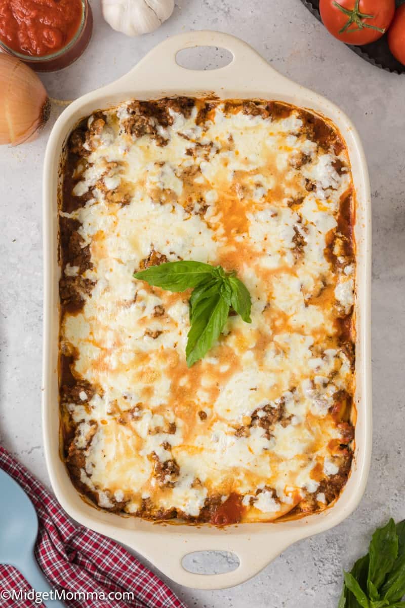 Easy Baked Ravioli Casserole Recipe • Midgetmomma