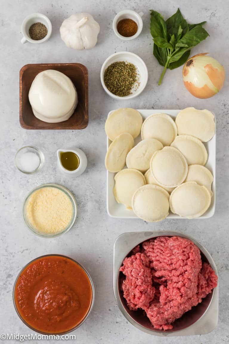 Easy Baked Ravioli Casserole Recipe • MidgetMomma