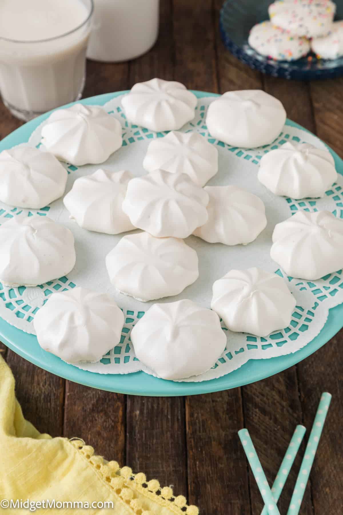 Vanilla Meringue Cookies Recipe • MidgetMomma