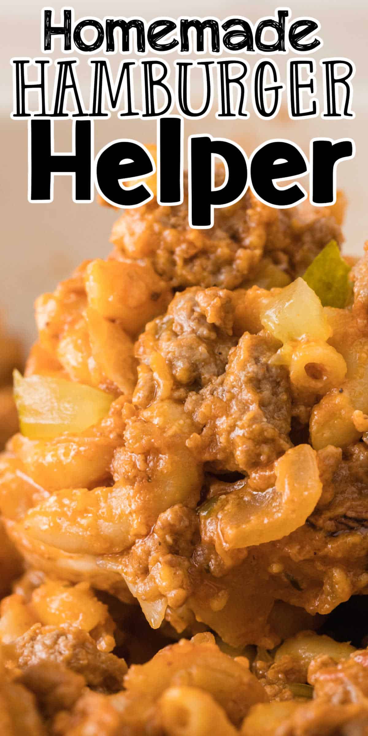 Homemade Hamburger Helper (Cheeseburger Pasta Recipe)