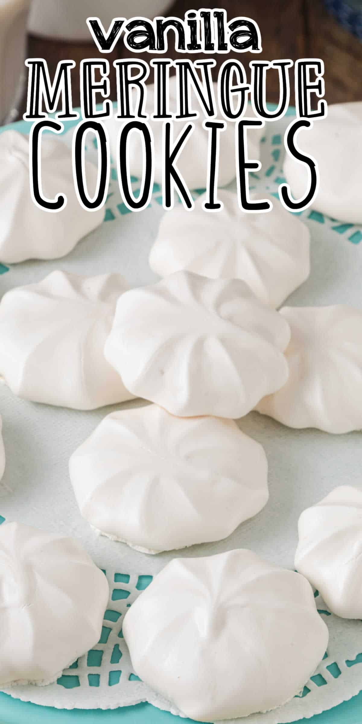 Vanilla Meringue Cookies Recipe • MidgetMomma