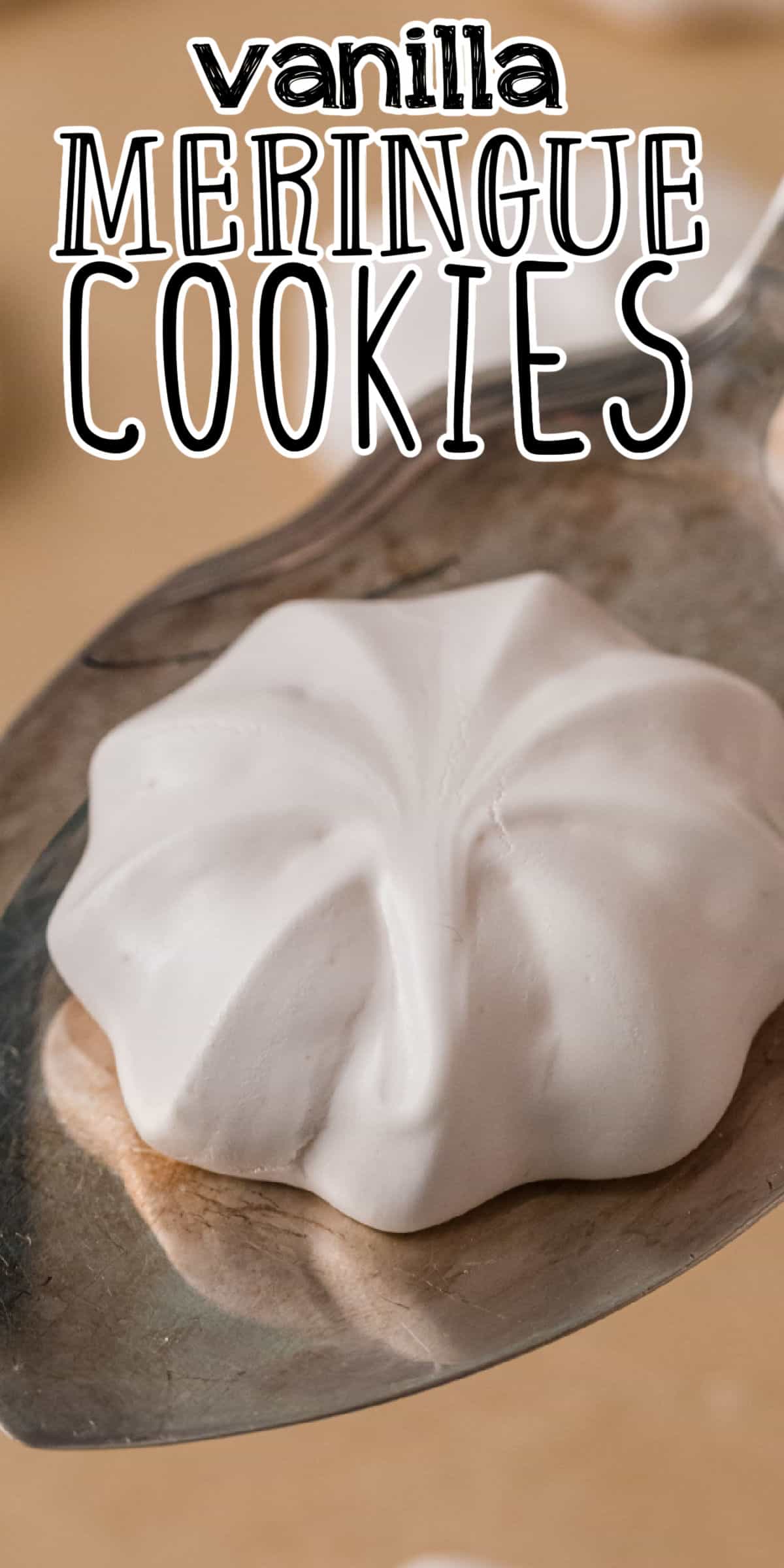 Vanilla Meringue Cookies Recipe • MidgetMomma