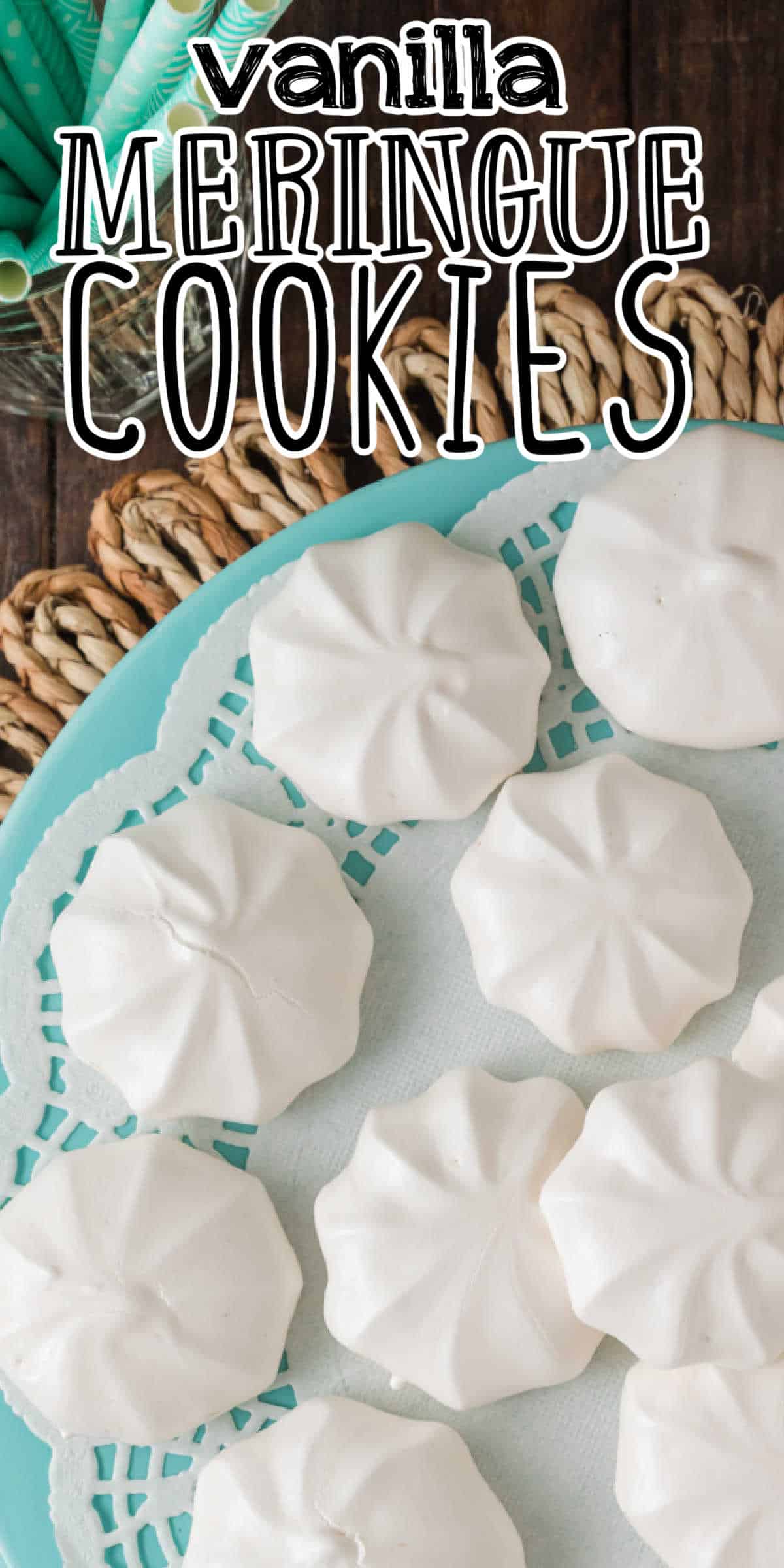 Vanilla Meringue Cookies Recipe • MidgetMomma