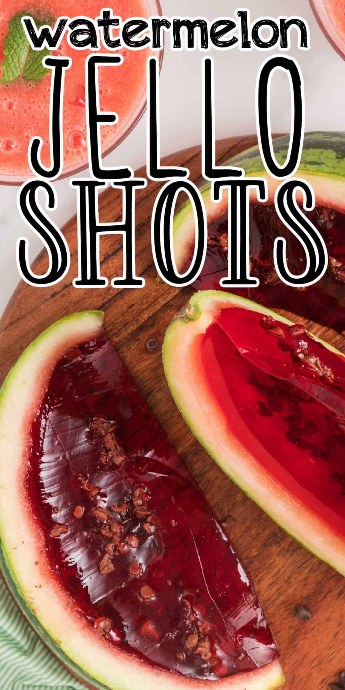 Easy Watermelon Slices Jello Shots Recipe • MidgetMomma