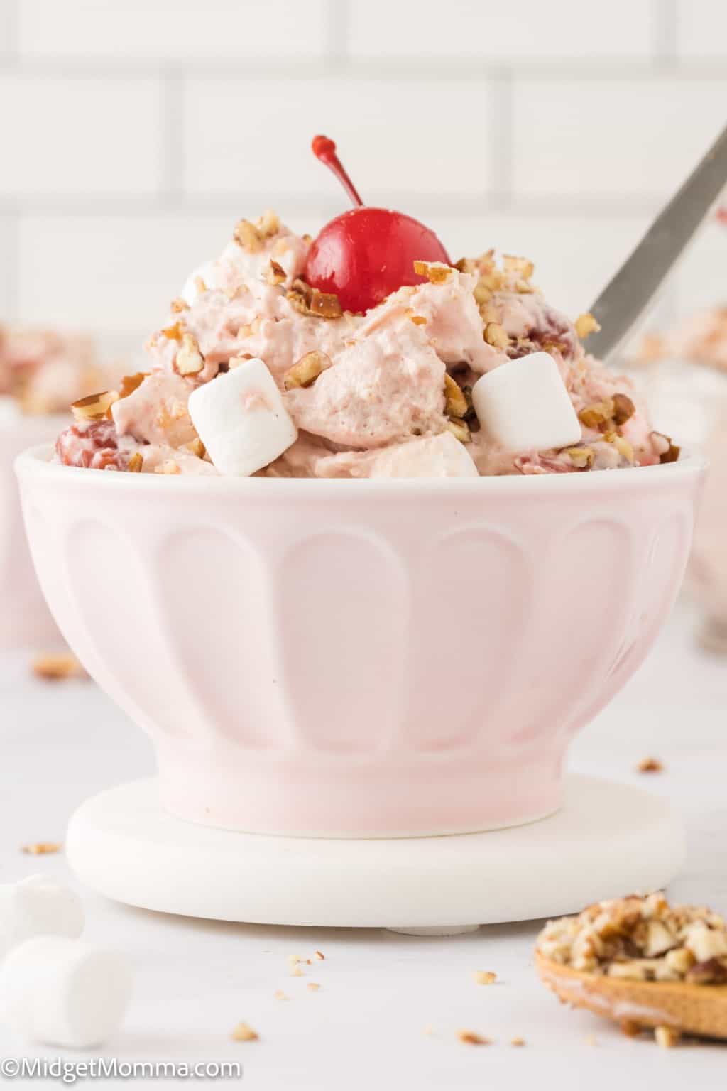 Easy Cherry Fluff Salad Recipe (Dessert or Side dish!)