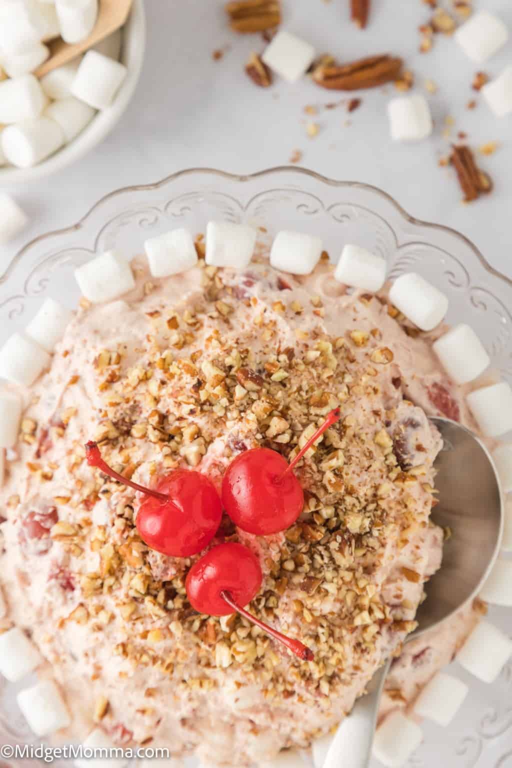 Easy Cherry Fluff Salad Recipe (Dessert or Side dish!)