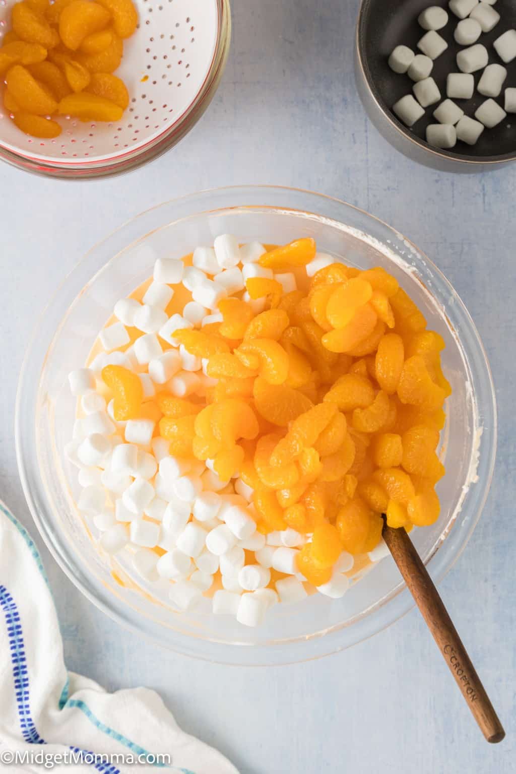 The Best Mandarin Orange Fluff Salad Recipe • MidgetMomma