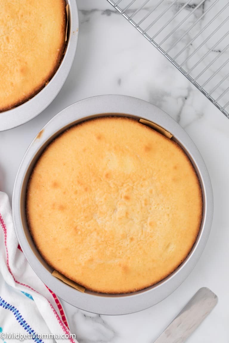 The Best From Scratch Vanilla Cake Recipe • MidgetMomma
