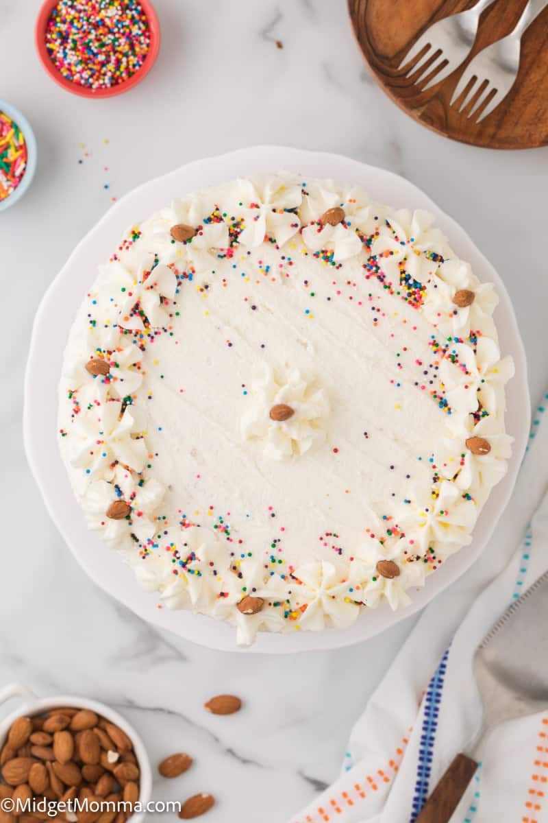 The Best From Scratch Vanilla Cake Recipe • MidgetMomma