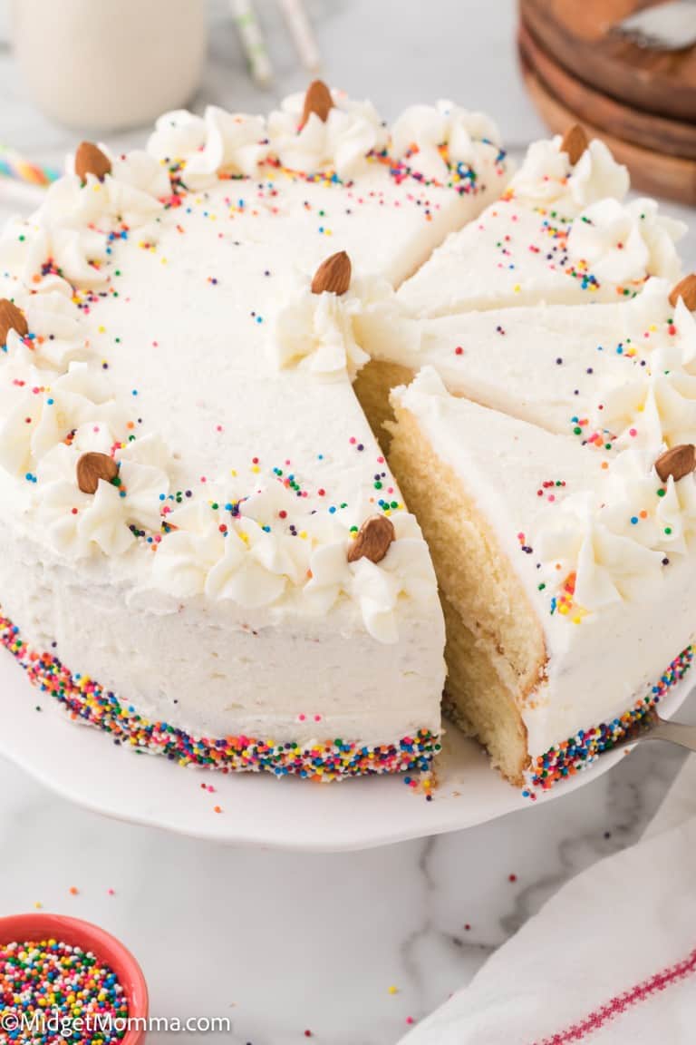 The Best From Scratch Vanilla Cake Recipe • MidgetMomma