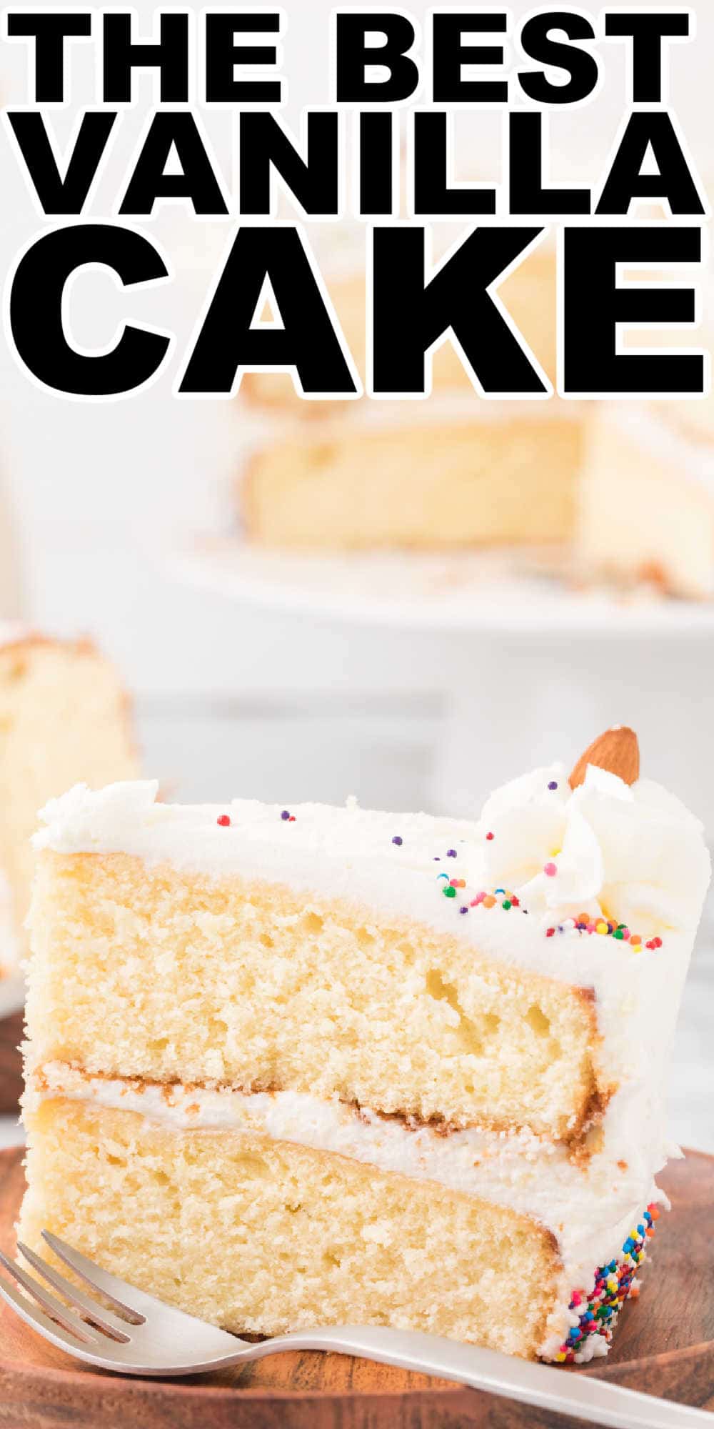 The Best From Scratch Vanilla Cake Recipe • MidgetMomma