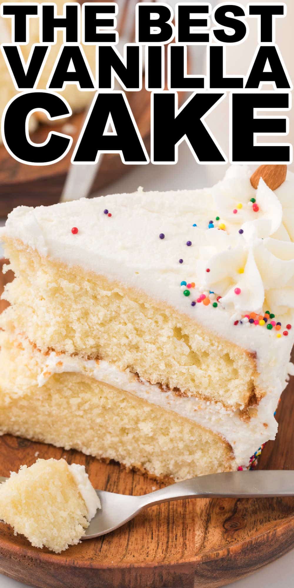 The Best From Scratch Vanilla Cake Recipe • MidgetMomma