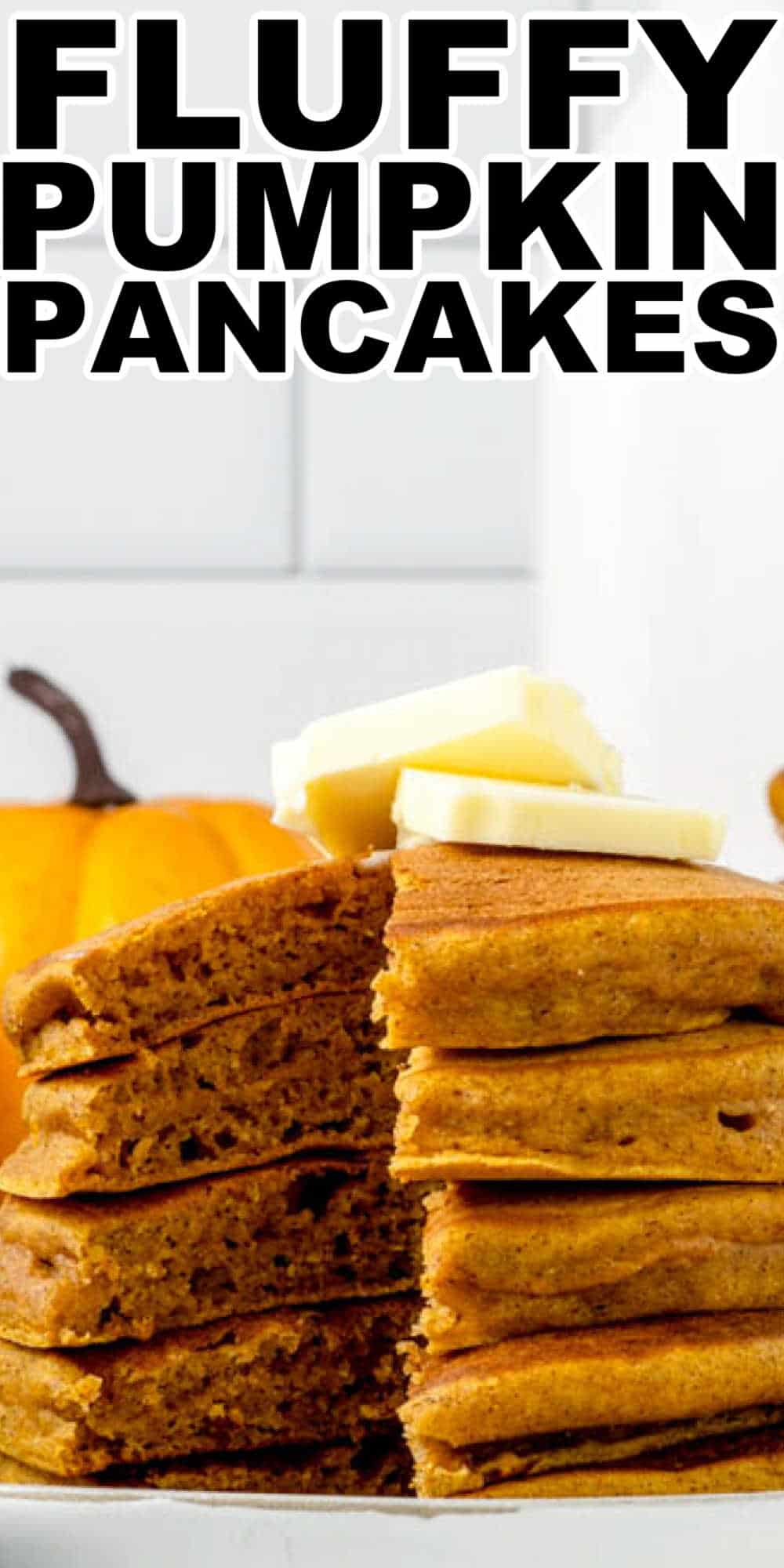 Pumpkin Pancakes Recipe • MidgetMomma