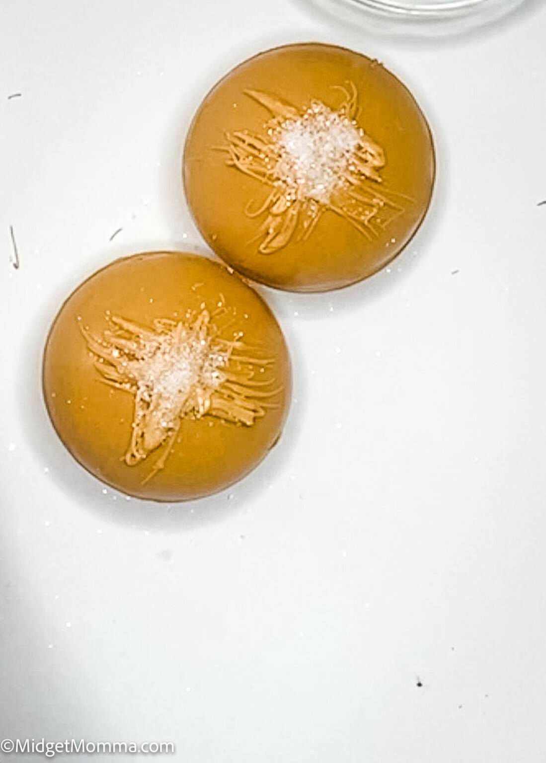 Salted Caramel Hot Chocolate Bombs Recipe • MidgetMomma