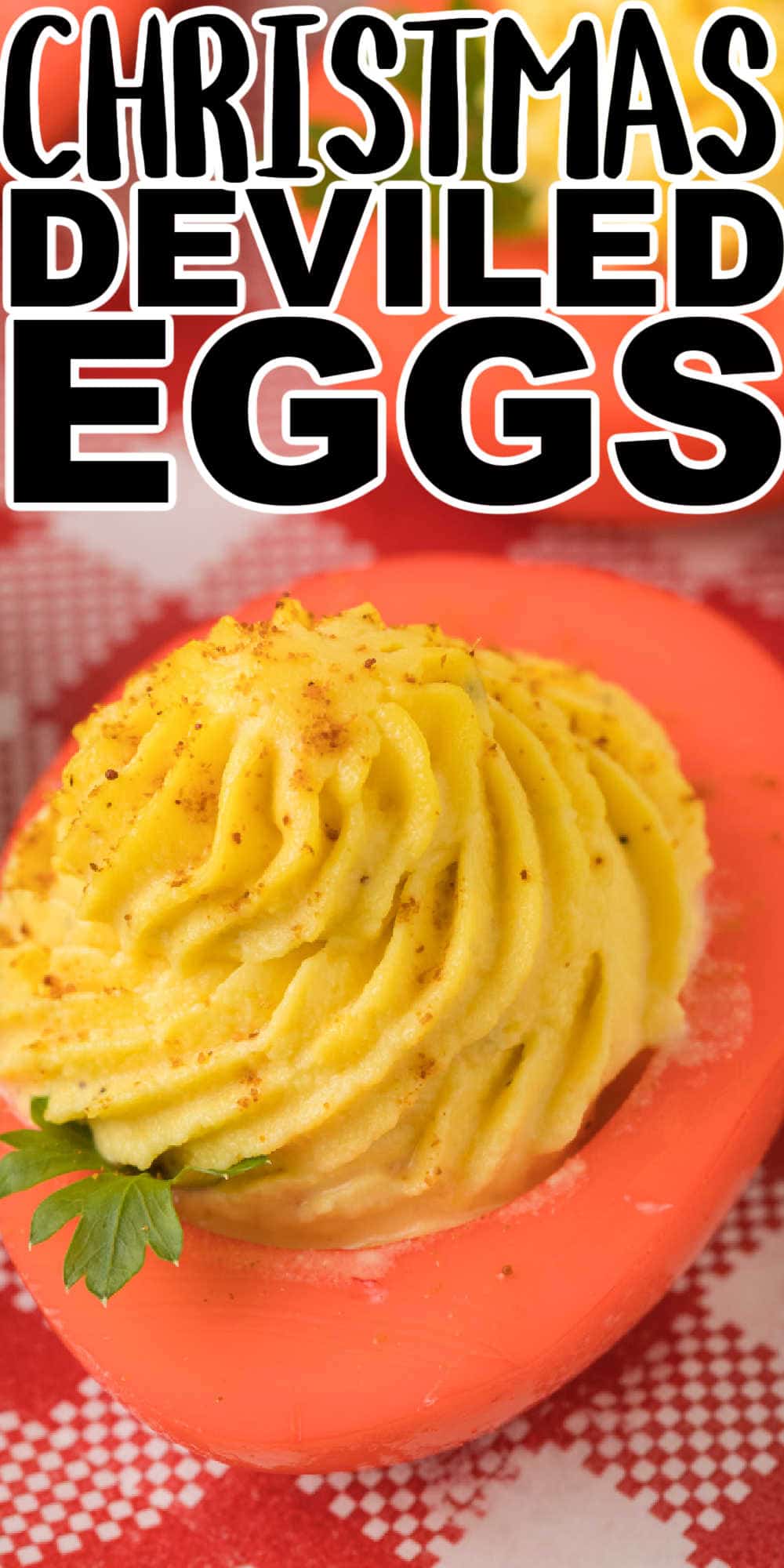 Christmas Deviled Eggs Recipe • MidgetMomma