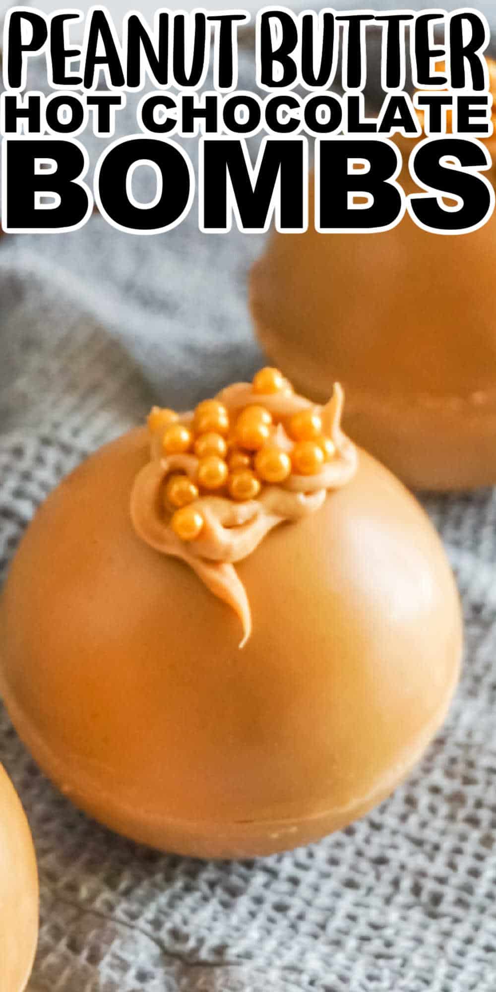 Peanut Butter Hot Chocolate Bombs Recipe • MidgetMomma