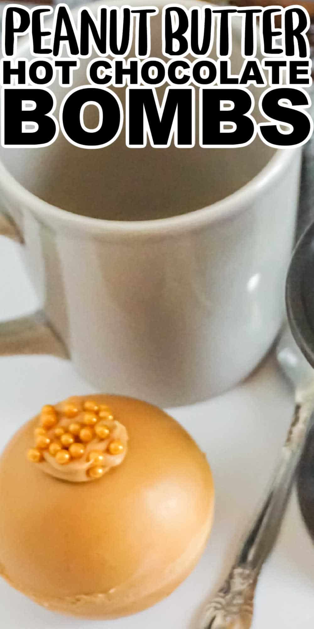 Peanut Butter Hot Chocolate Bombs Recipe • MidgetMomma