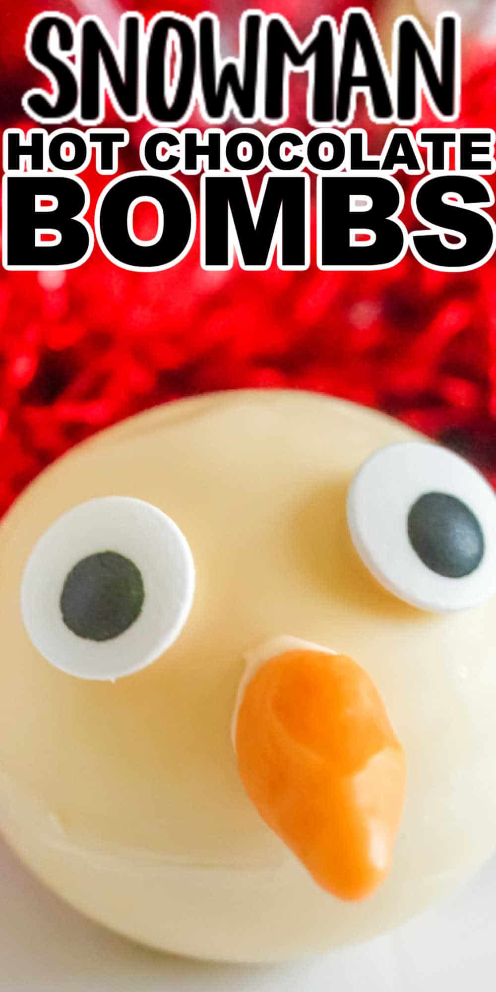 Snowman Hot Chocolate Bombs Recipe • MidgetMomma