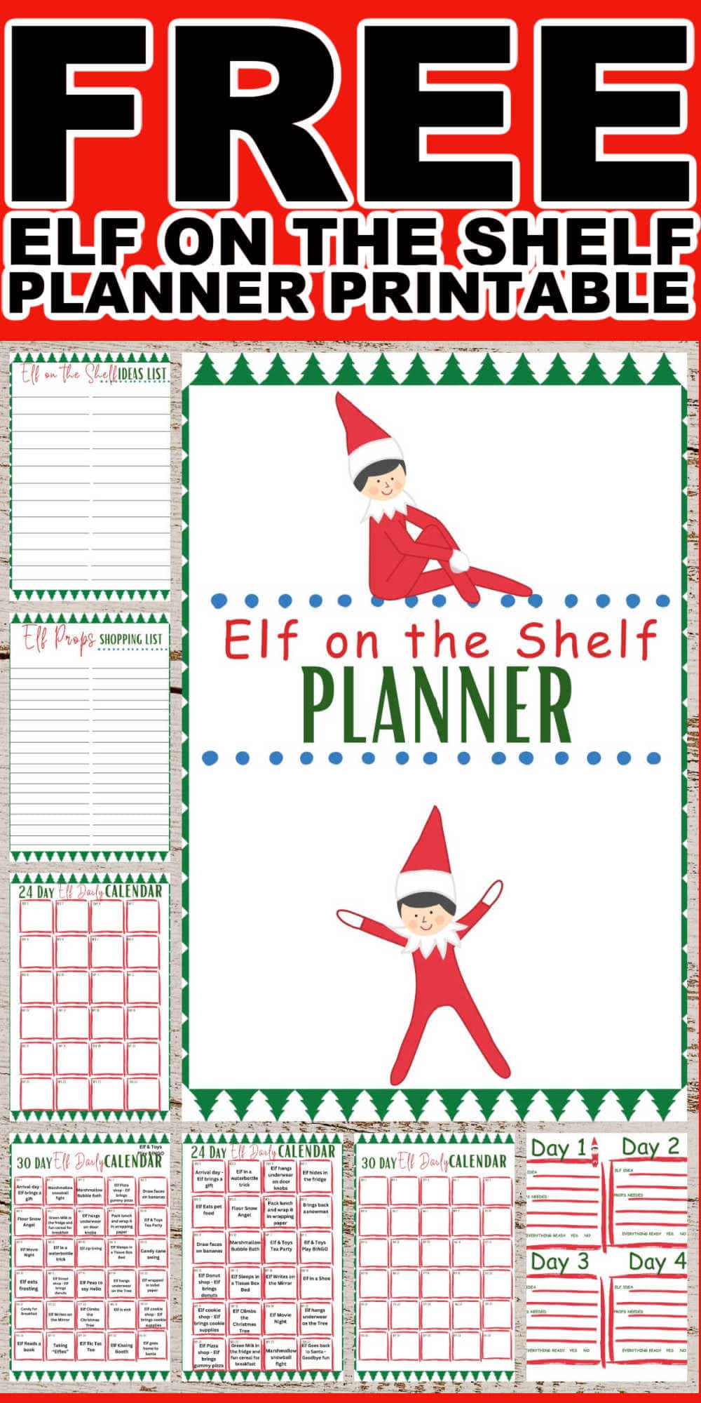 Elf on the Shelf Planner Printable • MidgetMomma