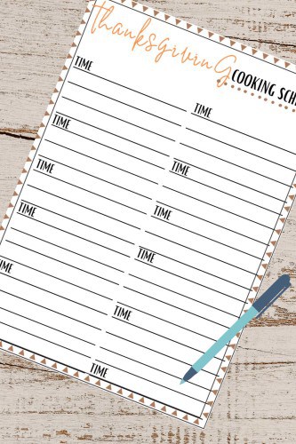 Thanksgiving Holiday Planner Printable • MidgetMomma