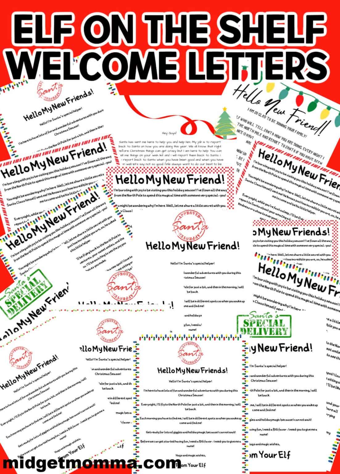 Elf on the Shelf Arrival Letter. FREE Elf On the Shelf Printable