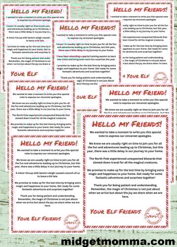 What to do if your Elf is Late + FREE Elf Late Arrival Letters