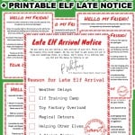 What to do if your Elf is Late + FREE Elf Late Arrival Letters