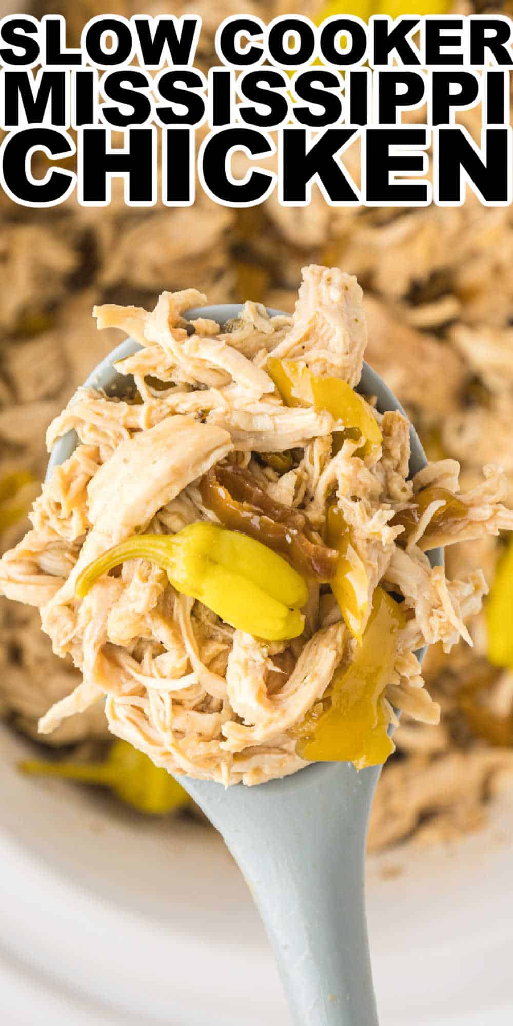 Slow Cooker Mississippi Chicken Recipe • MidgetMomma