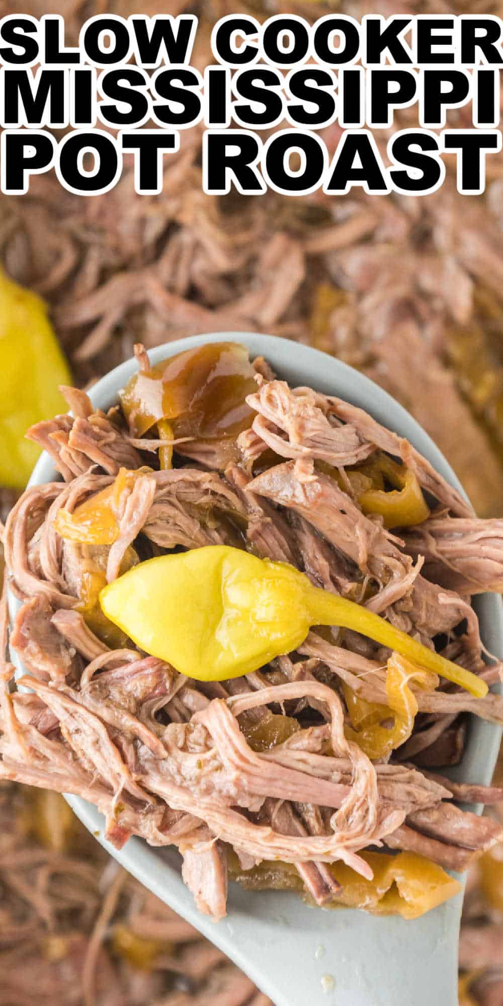 Slow Cooker Mississippi Pot Roast Recipe • MidgetMomma