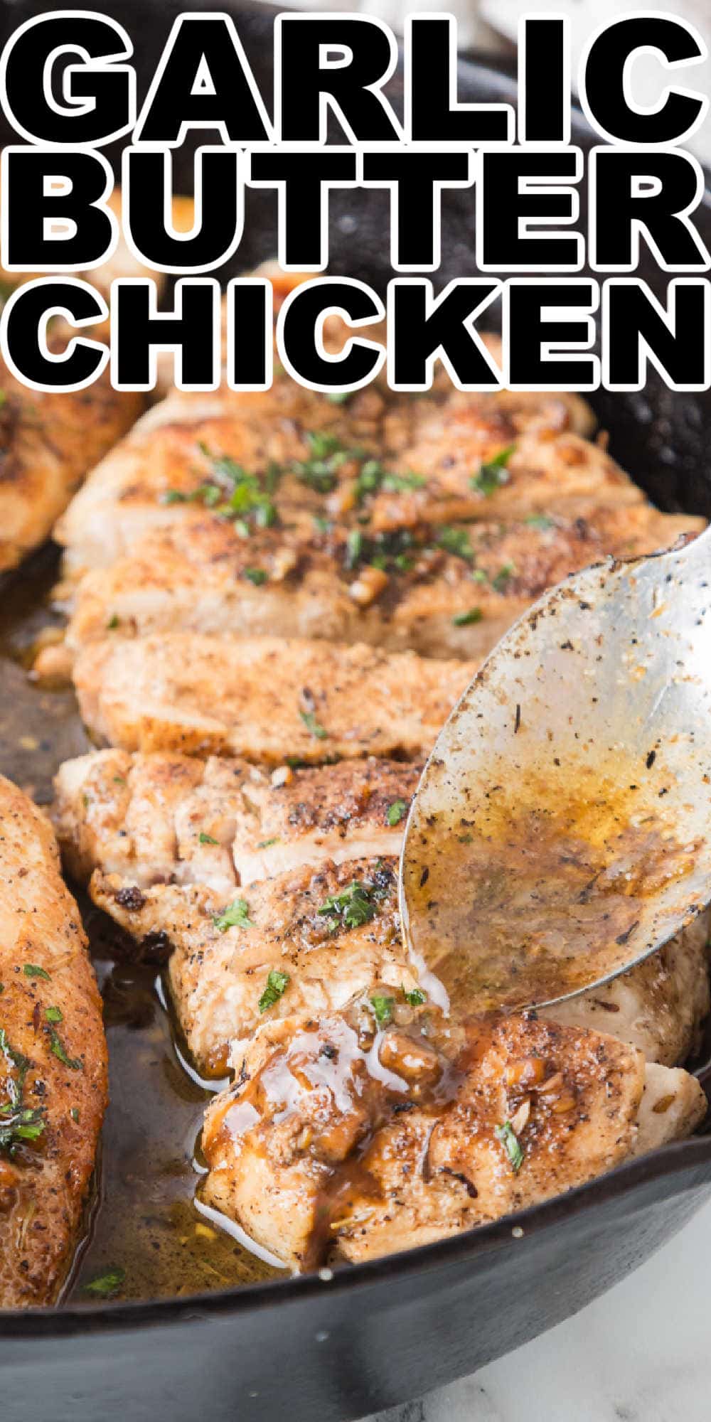 Garlic Butter Chicken Recipe (Skillet Chicken Recipe) • MidgetMomma