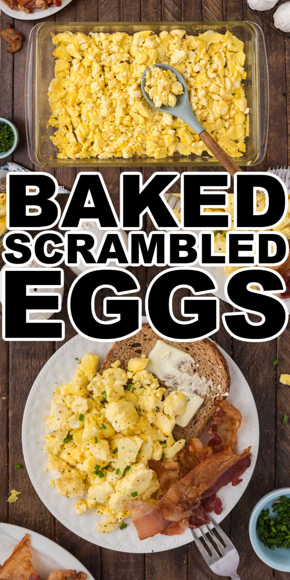 Oven Baked Scrambled Eggs Recipe • MidgetMomma