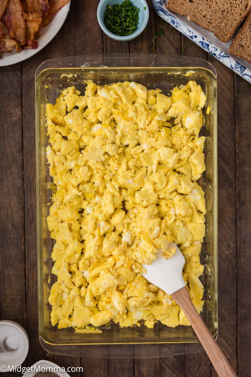 Oven Baked Scrambled Eggs Recipe • MidgetMomma