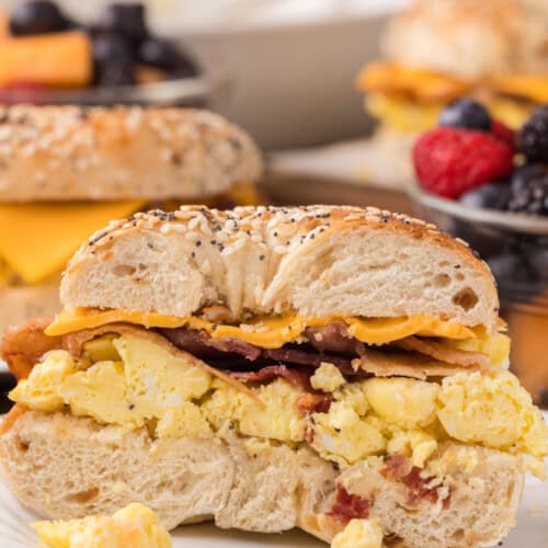 Easy Keto Chaffle Breakfast Sandwich Bread • MidgetMomma