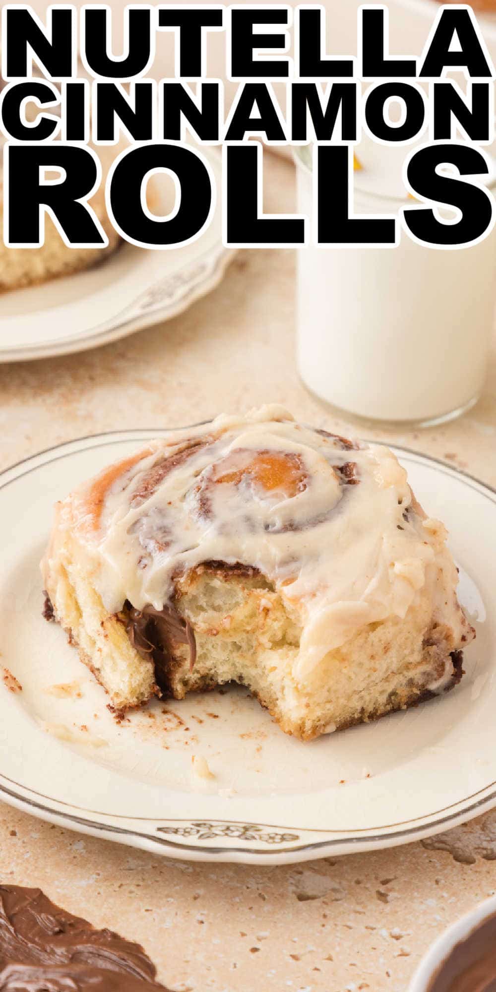 Nutella Cinnamon Rolls Recipe • MidgetMomma