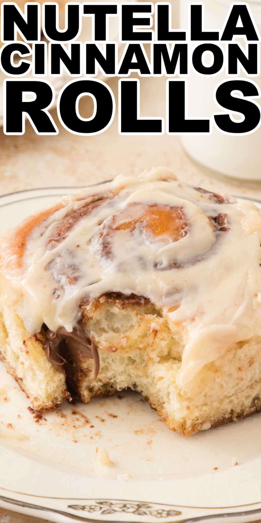 Nutella Cinnamon Rolls Recipe • MidgetMomma