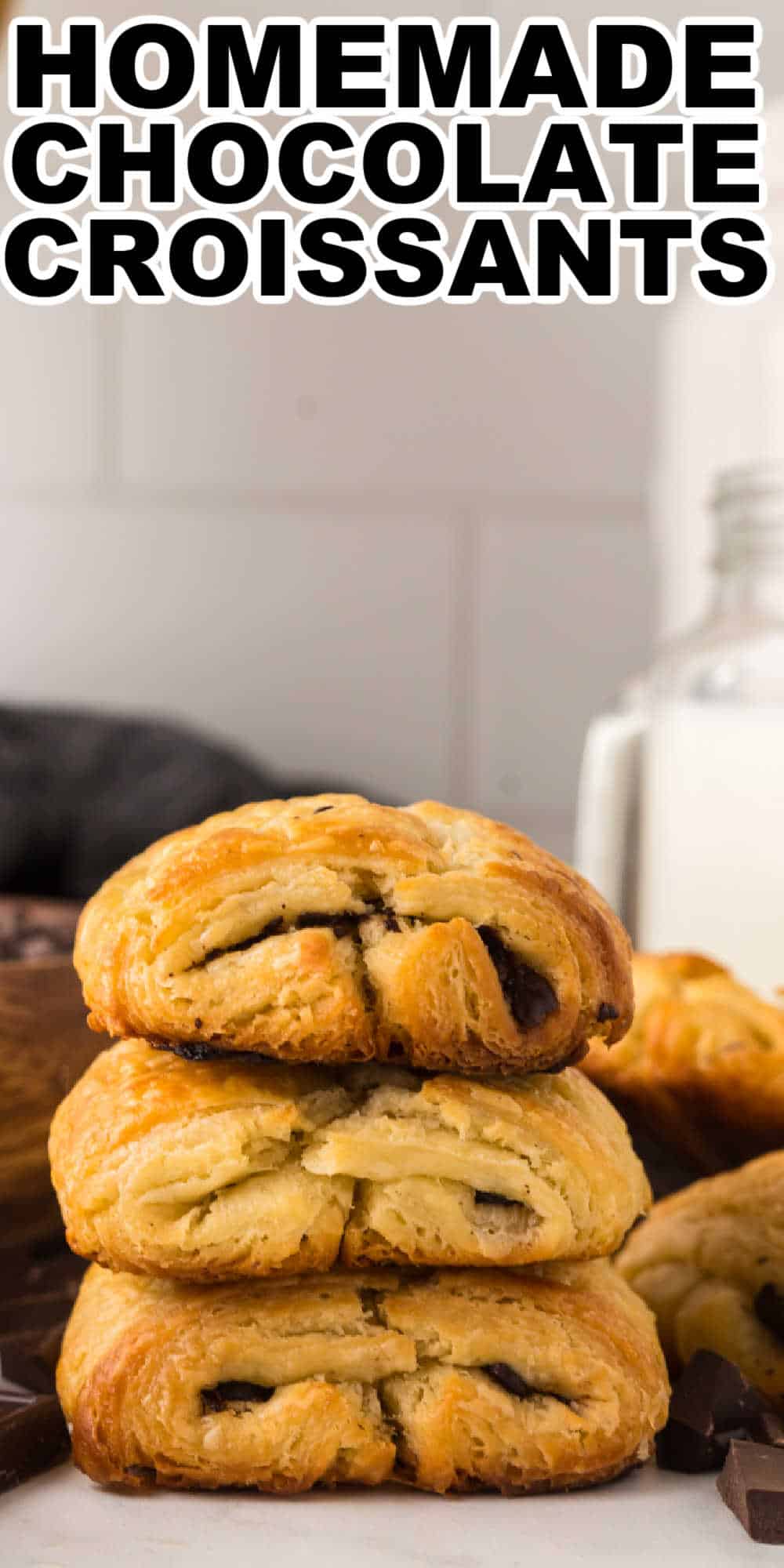 Chocolate Croissant Recipe (Pain au Chocolat) • MidgetMomma