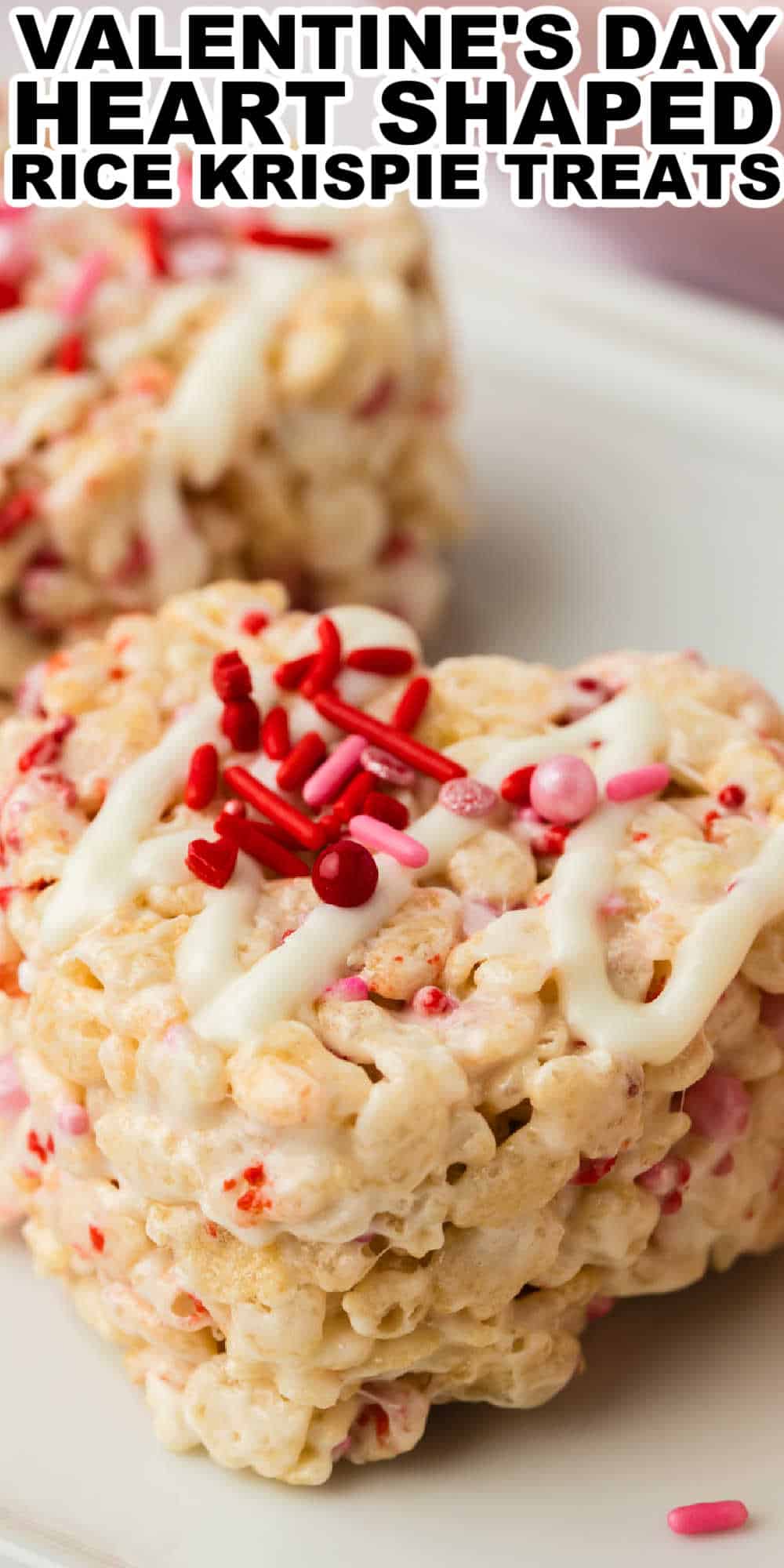 Heart Shaped Rice Krispie Treats • MidgetMomma